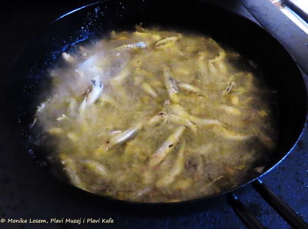 Frittierte Ährenfische, girice – Kroatiens Fauna und Flora